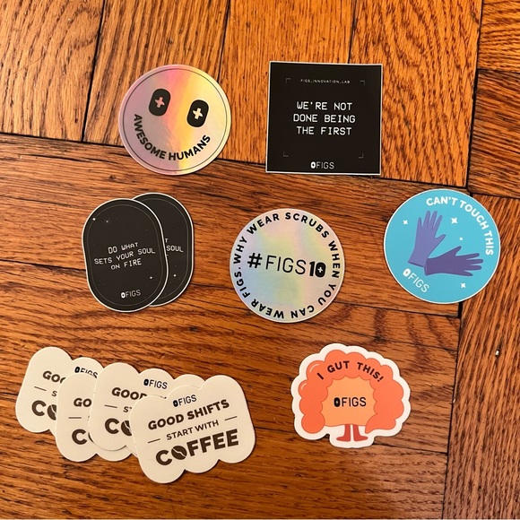 Figs | Office | Set Of 1 Figs Stickers | Poshmark